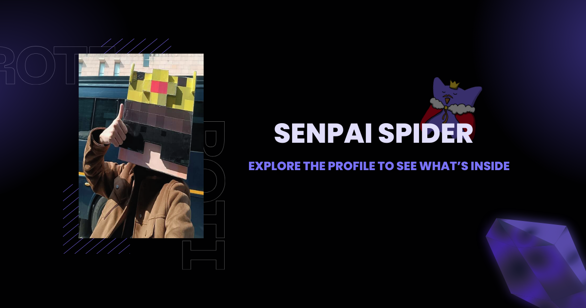 SenpaiSpider | Let's R.O.T.I